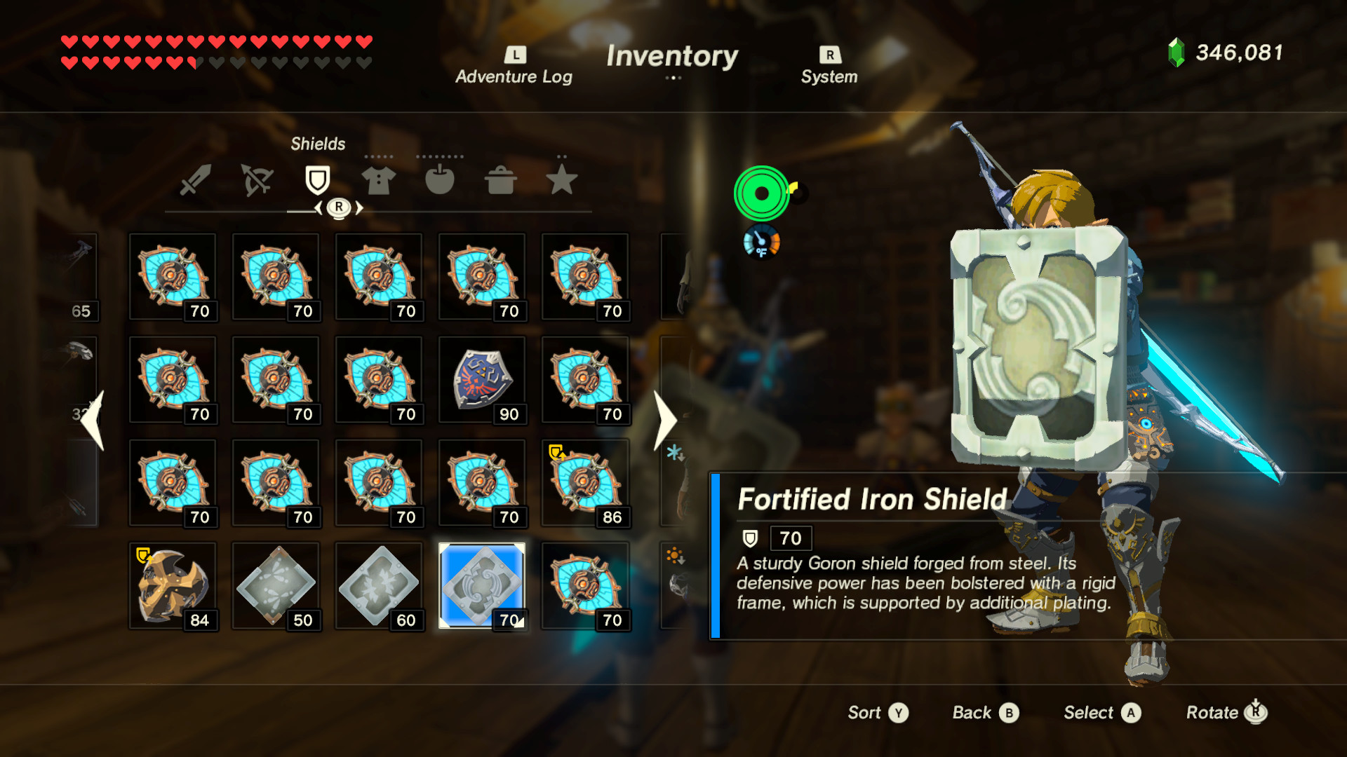 Iron Shields (Skyward Sword) Mod for The Legend of Zelda: Breath of the ...