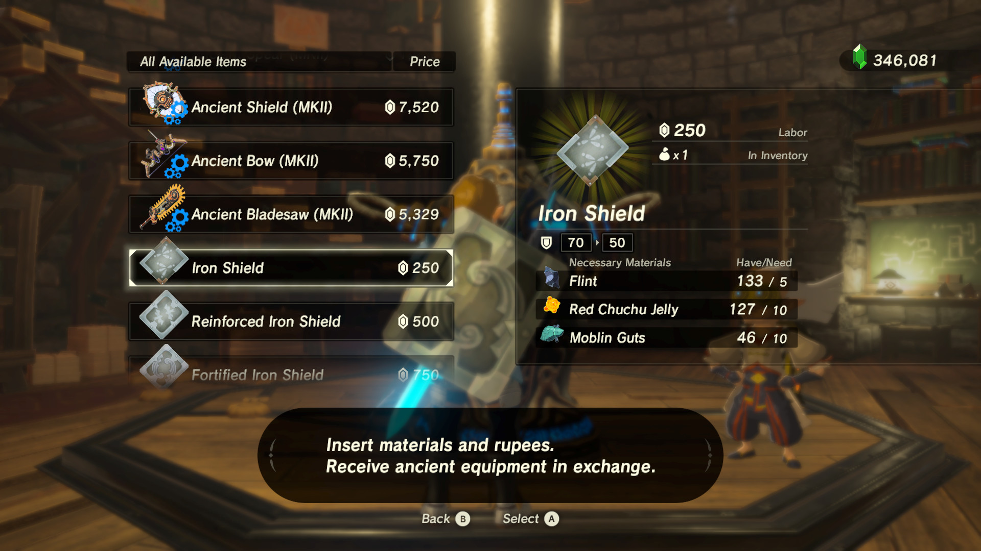 Iron Shields (Skyward Sword) Mod for The Legend of Zelda: Breath of the ...