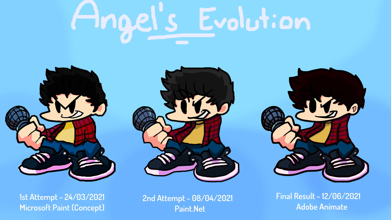 Angel (BF Skin) Mod for Friday Night Funkin' | FNF Mods