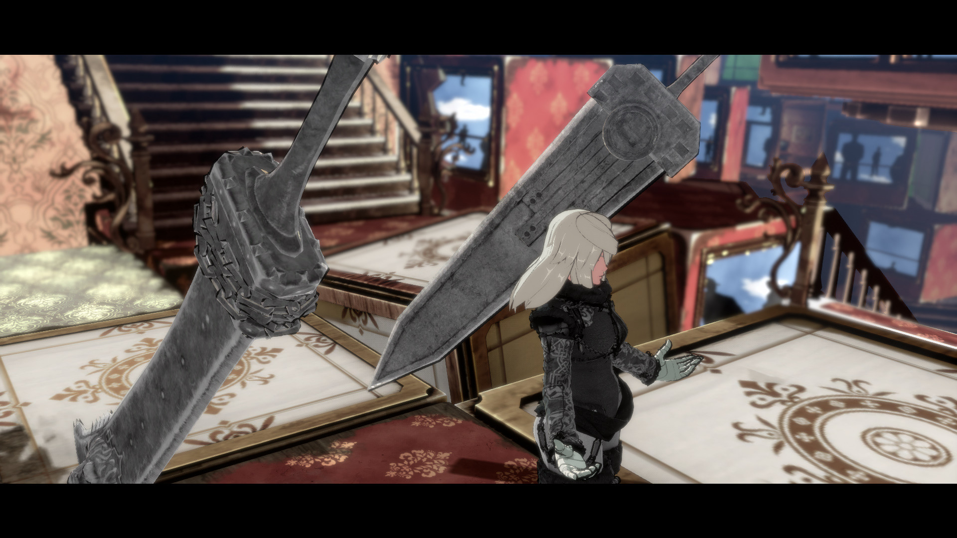 Nier Automata weapon for Ramlethal Mod for GUILTY GEAR -STRIVE- | GGST Mods