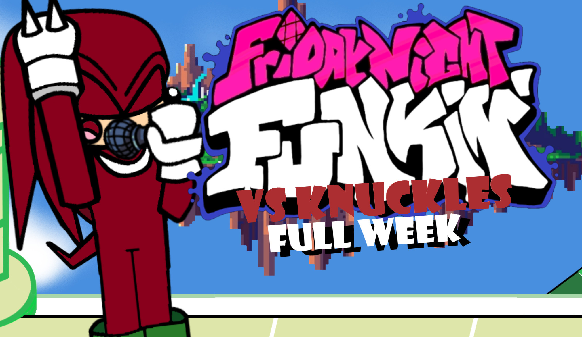 Vs Knuckles Mod Mod for Friday Night Funkin' | FNF Mods