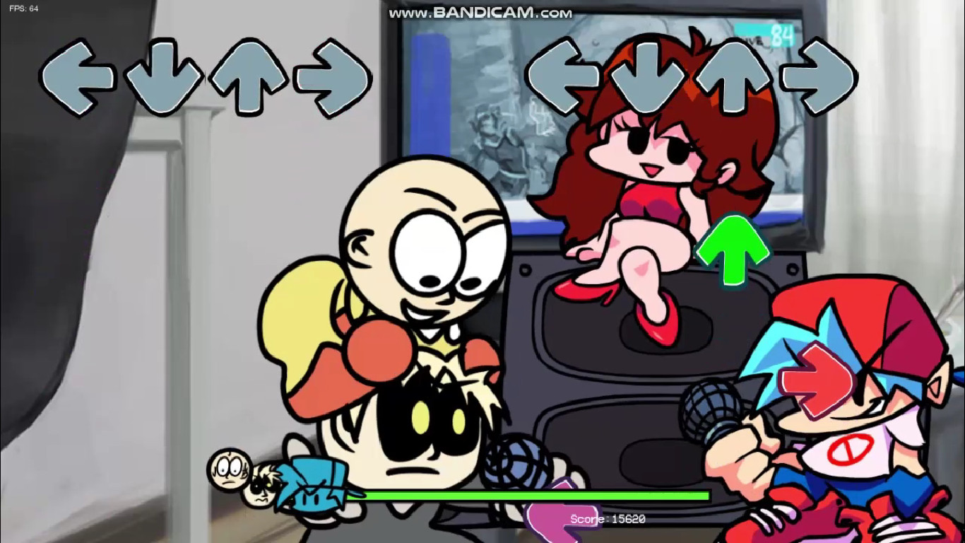 Saitama and Genos over Spooky Kids Mod for Friday Night Funkin' | FNF Mods