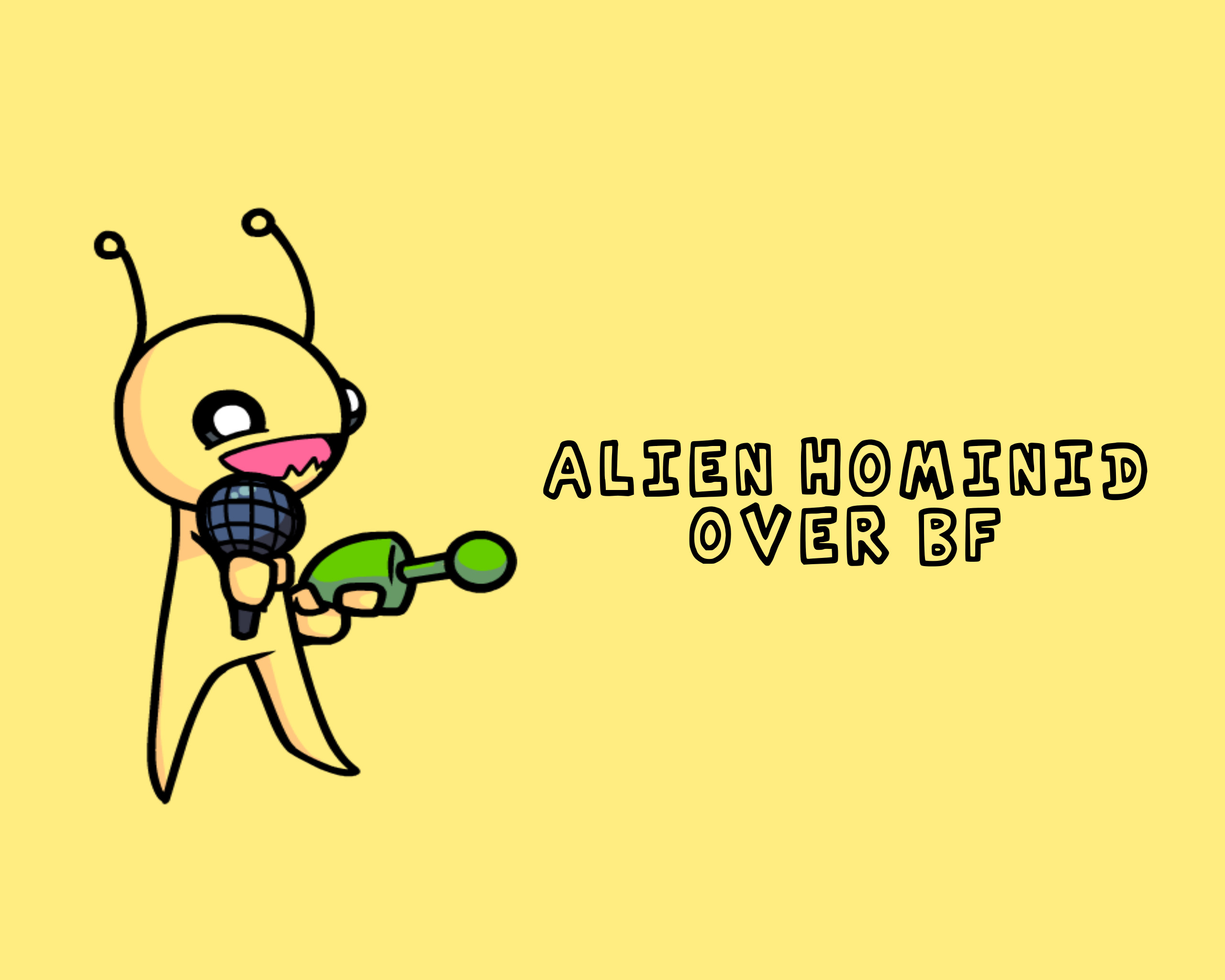 Alien Hominid over BF [Friday Night Funkin'] [Mods]