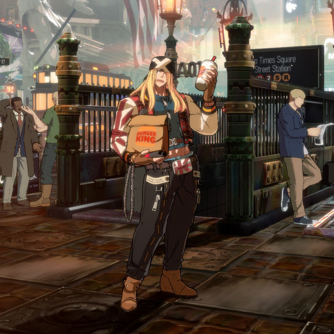 Axl Burger King bag and drink(1-4,8) [GUILTY GEAR -STRIVE-] [Mods]