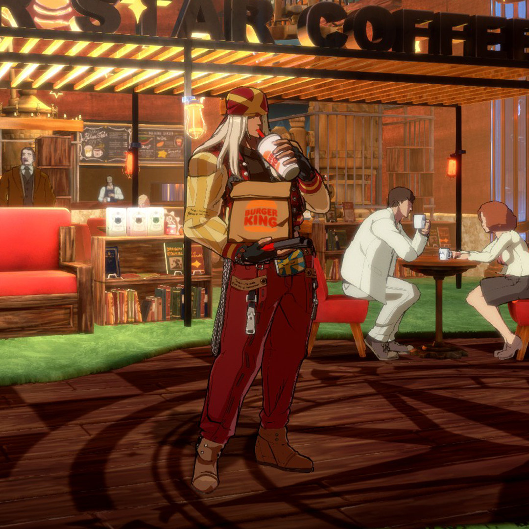 Axl Burger King bag and drink(1-4,8) [GUILTY GEAR -STRIVE-] [Mods]