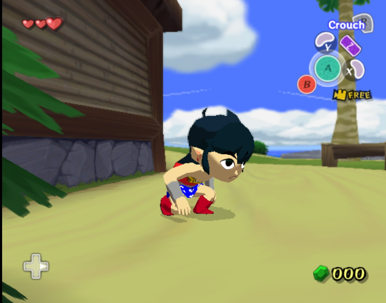 Wonder Woman skin draft [The Legend of Zelda: The Wind Waker] [Mods]