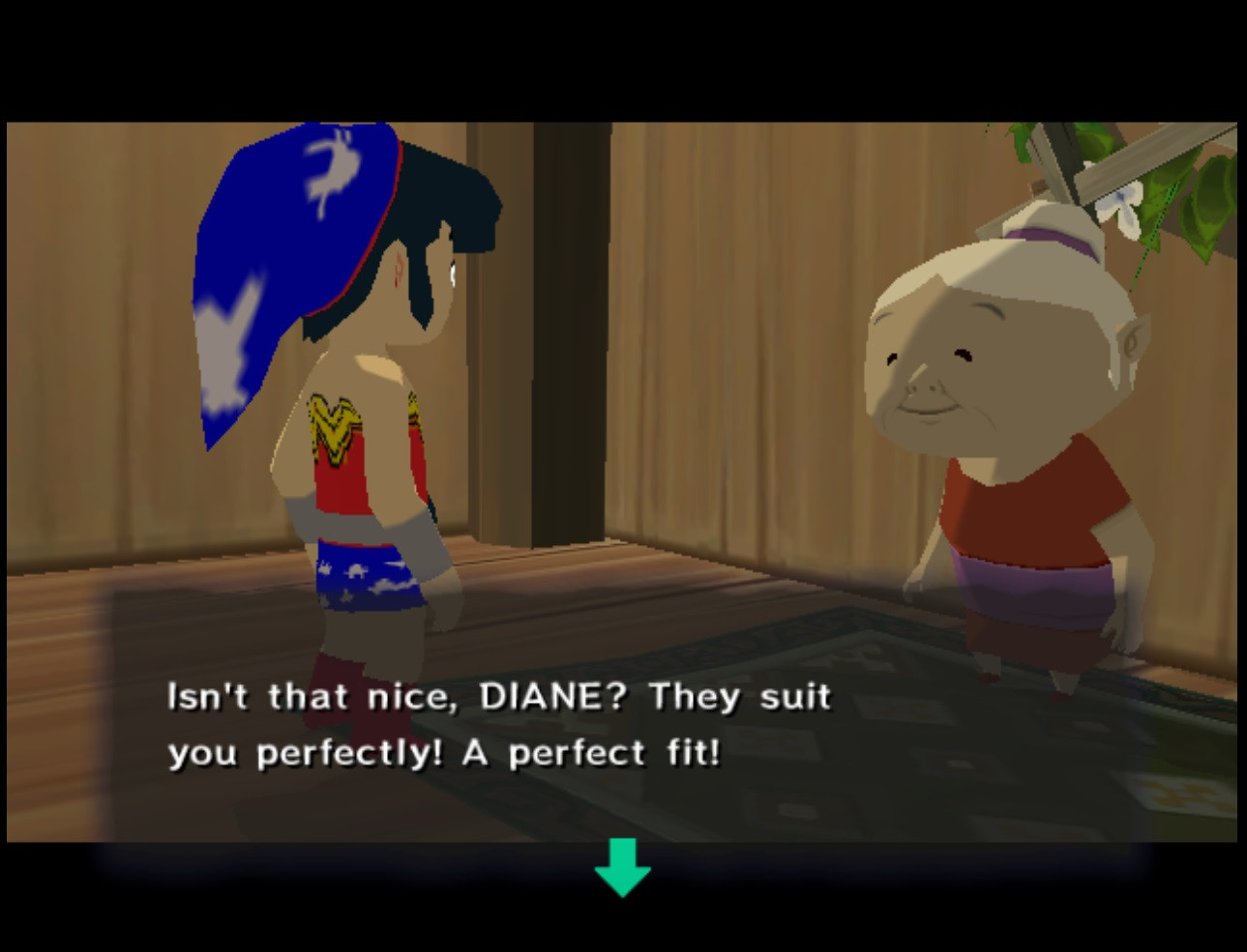 Wonder Woman skin draft [The Legend of Zelda: The Wind Waker] [Mods]