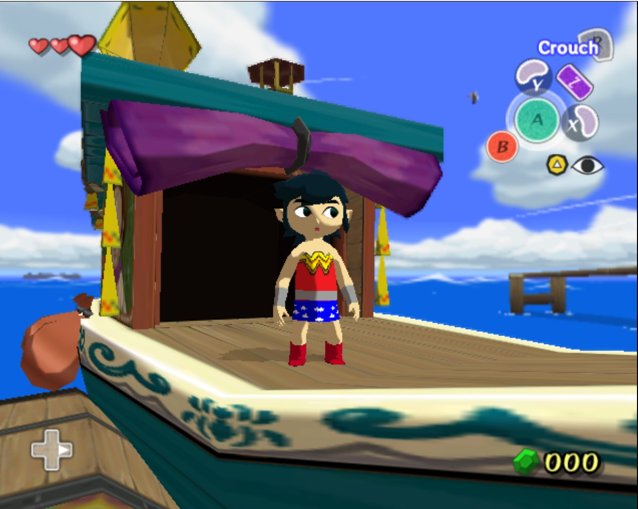 Wonder Woman skin draft [The Legend of Zelda: The Wind Waker] [Mods]