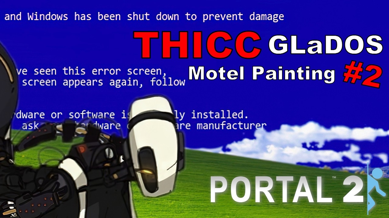 [NSFW] Thicc GLaDOS Motel Painting #2 [Portal 2] [Mods]