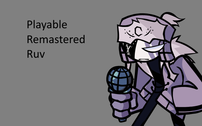 Playable Remastered Ruv Mod for Friday Night Funkin' | FNF Mods