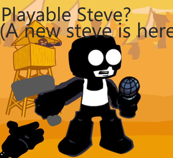 Playable Steve! (From Tankmen, Sad Update!) Mod for Friday Night Funkin ...