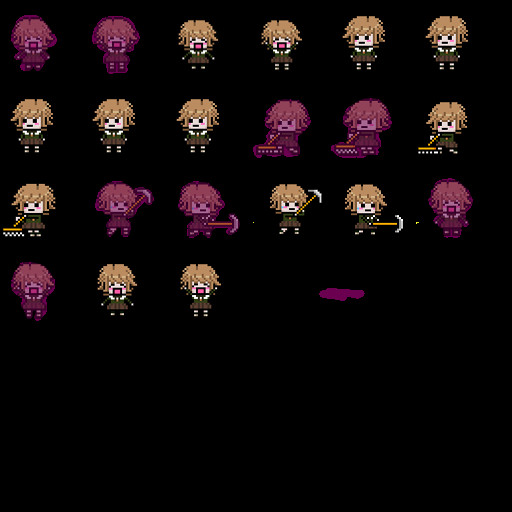 chihiro pixel replaces bf pixel Mod for Friday Night Funkin' | FNF Mods