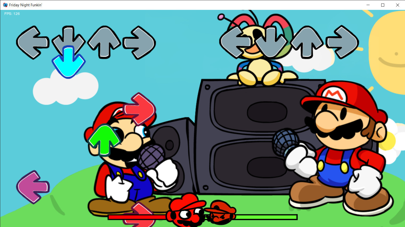 FNF Real Mario: over Boyfriend Mod for Friday Night Funkin' | FNF Mods