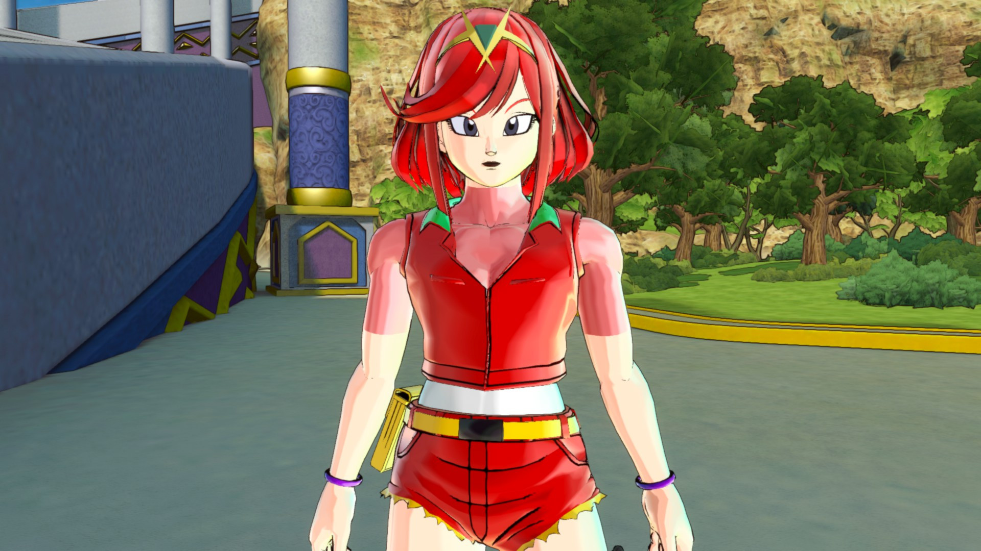 Pyra Hair for MAF/HUF Addon or Replacer Mod for DRAGON BALL XENOVERSE 2 ...