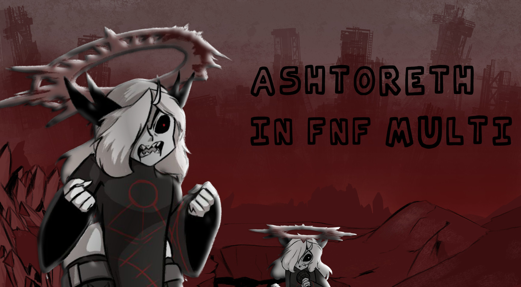Ashtoreth in FNF Multi Mod for Friday Night Funkin' | FNF Mods