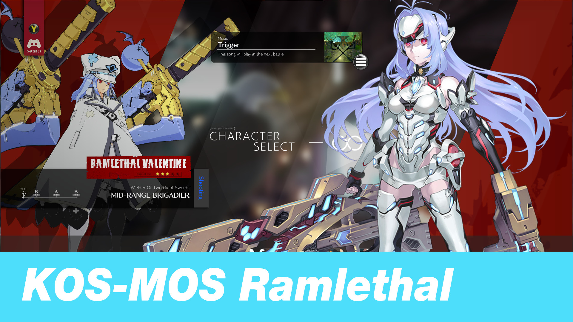 KOS-MOS themed Ramlethal Mod for GUILTY GEAR -STRIVE- | GGST Mods