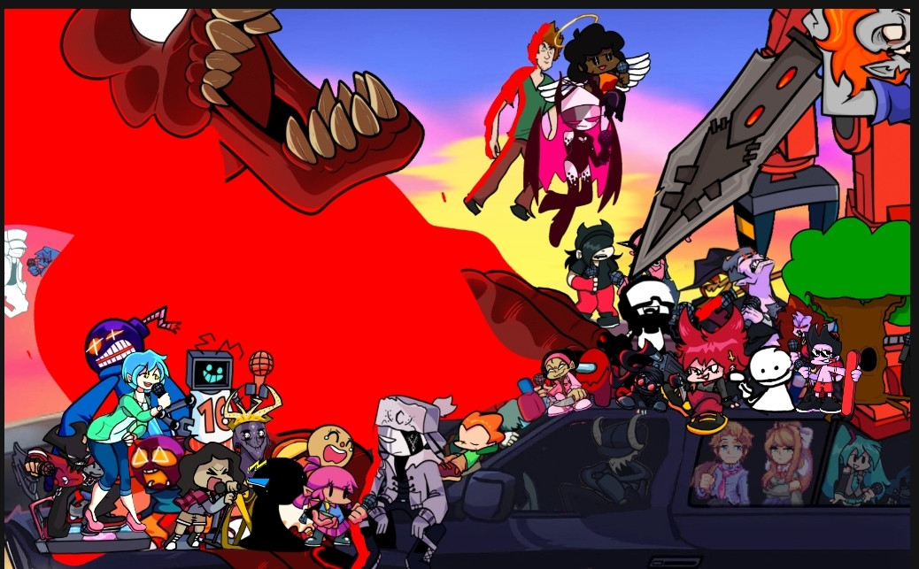 Super night dinosaurs(not complet) Mod for Friday Night Funkin' | FNF Mods