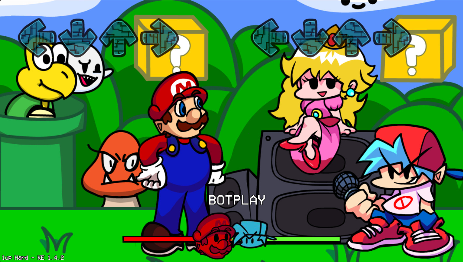 [V.1.5!] V.S Mario Full Week Mod for Friday Night Funkin' | FNF Mods