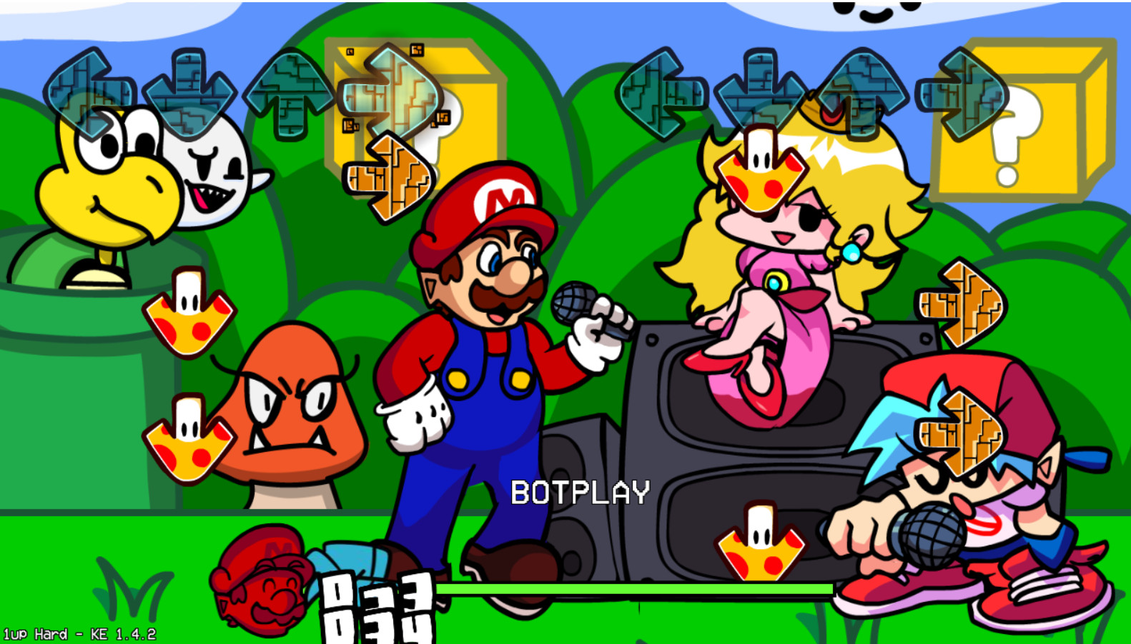 [V.1.5!] V.S Mario Full Week Mod for Friday Night Funkin' | FNF Mods