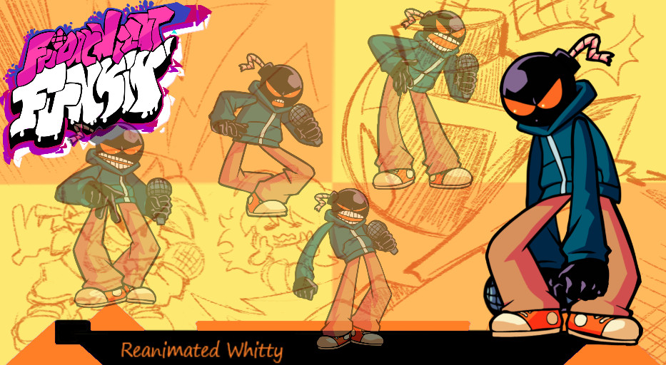 Reanimated Whitty NEW ANIMATIONS! Mod for Friday Night Funkin' | FNF Mods