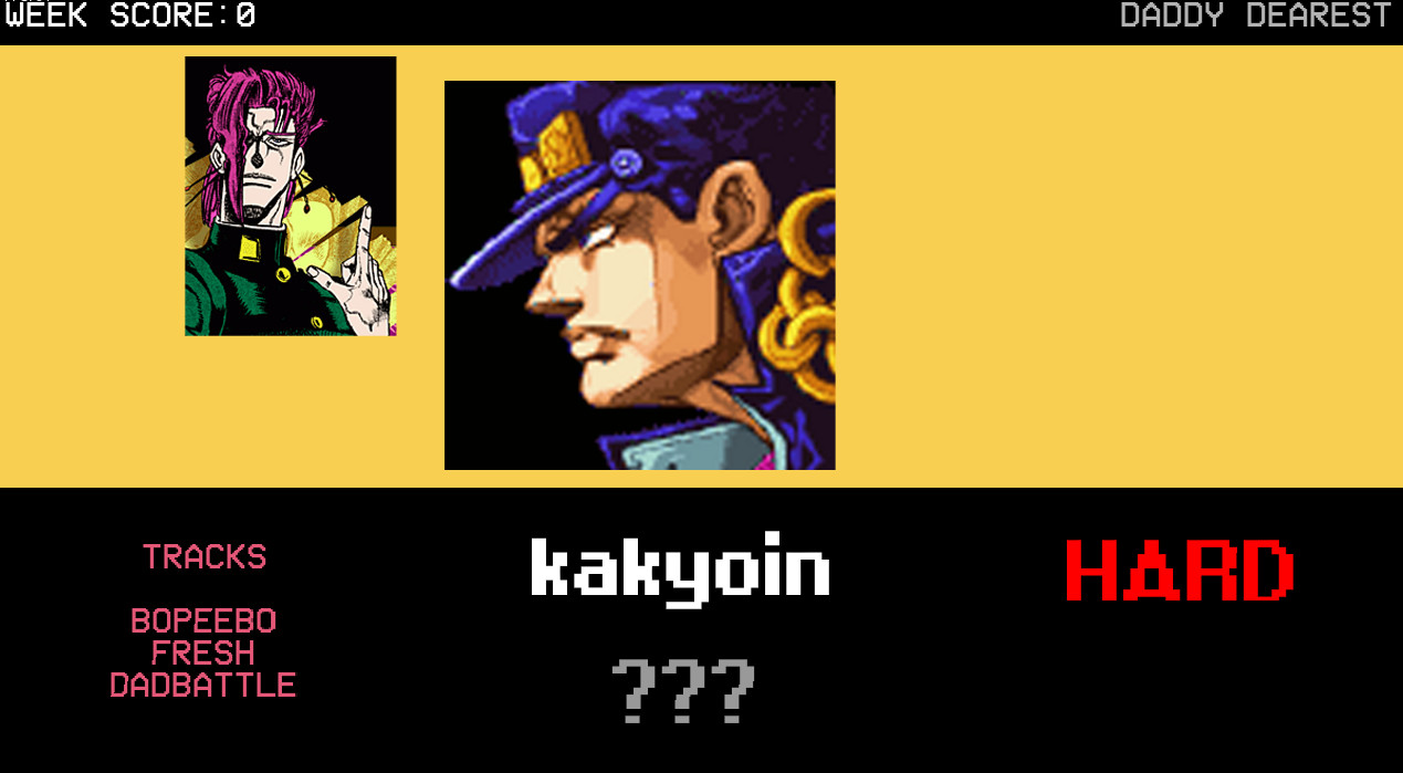 Jojo all star Mod for Friday Night Funkin' | FNF Mods