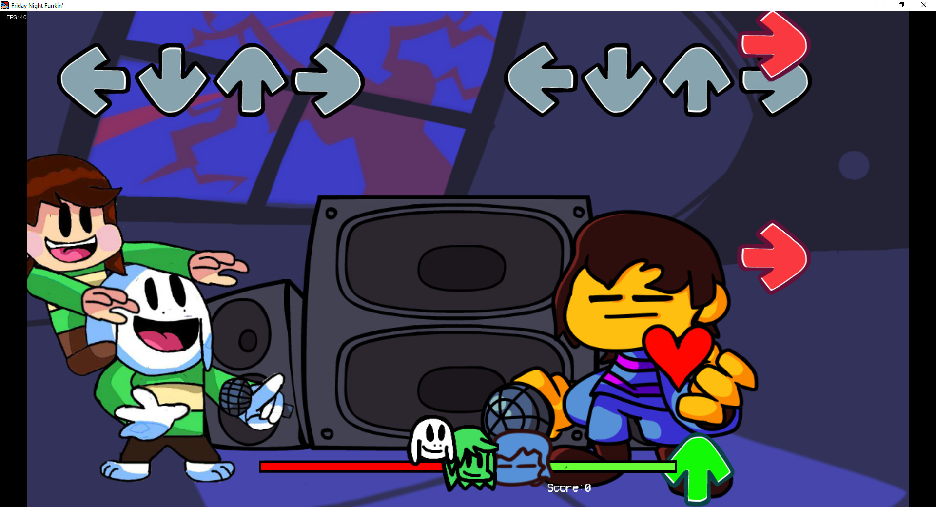 Chara and Asriel Week 2 Skin [Friday Night Funkin'] [Mods]