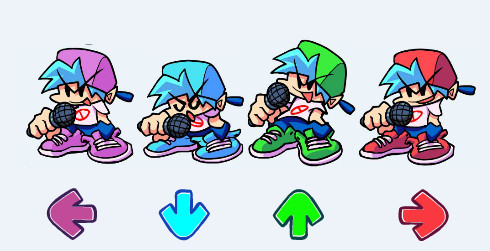 Color Sync BF Skin Mini-Pack Mod for Friday Night Funkin' | FNF Mods