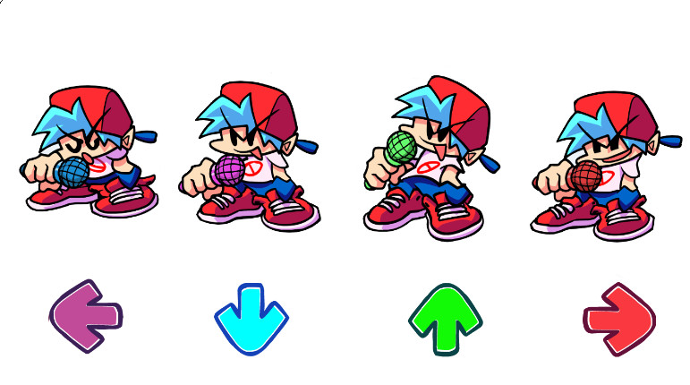 Color Sync BF Skin Mini-Pack Mod for Friday Night Funkin' | FNF Mods