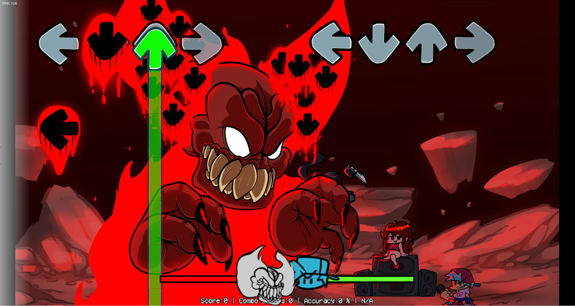 The Full-Ass Tricky Mod (fire edition) Mod for Friday Night Funkin' | FNF Mods