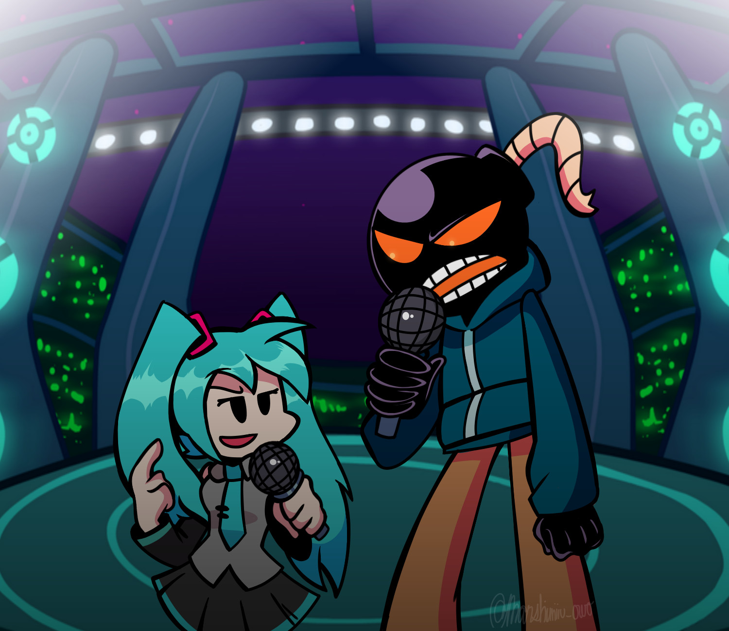 MIKU VS WHITTY MOD Mod for Friday Night Funkin' | FNF Mods