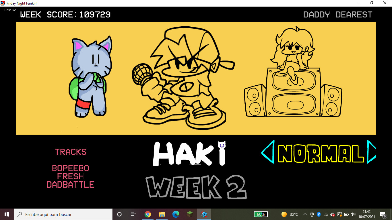 FNF x Haki -mod- Mod for Friday Night Funkin' | FNF Mods