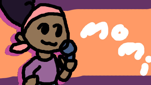 Momi but drewn with a mouse [Friday Night Funkin'] [Mods]