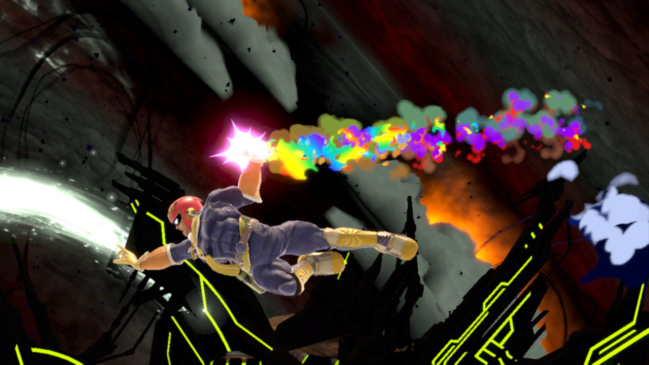 Rainbow Captain Falcon Effects Mod for Super Smash Bros. Ultimate ...