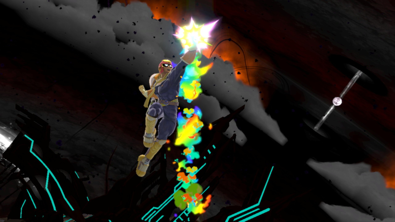 Rainbow Captain Falcon Effects Mod for Super Smash Bros. Ultimate ...