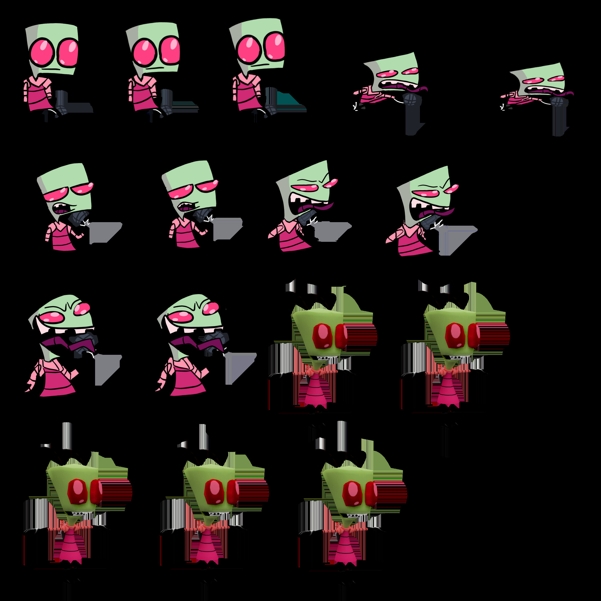 zim when you but sprite Mod for Friday Night Funkin' | FNF Mods