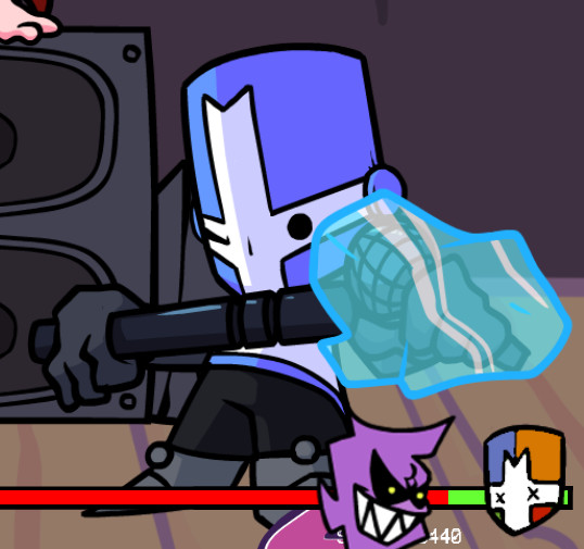 Knight over BF Mod for Friday Night Funkin' | FNF Mods