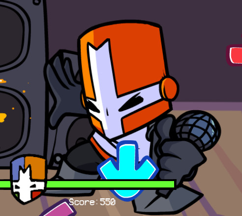 Knight over BF Mod for Friday Night Funkin' | FNF Mods