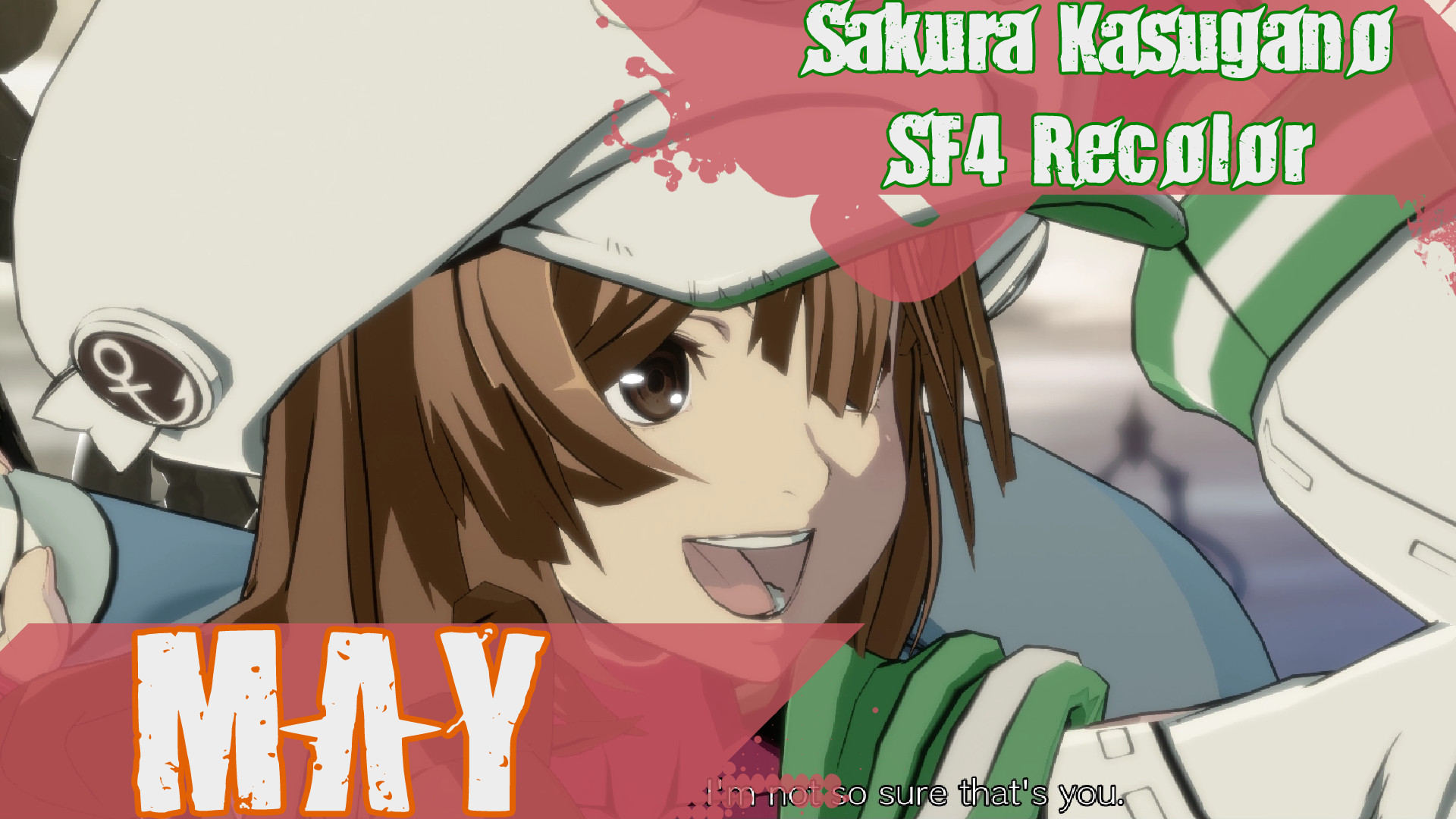 Sakura SF4_Color5 May Recolor Mod for GUILTY GEAR -STRIVE- | GGST Mods