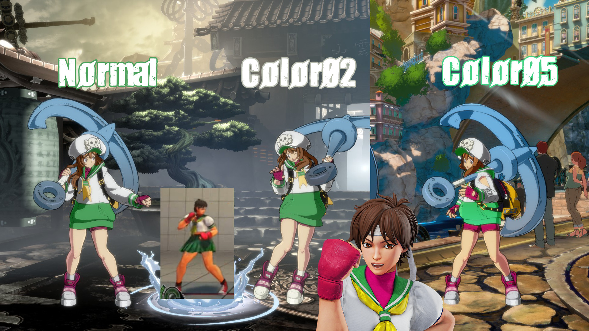 Sakura SF4_Color5 May Recolor Mod for GUILTY GEAR -STRIVE- | GGST Mods