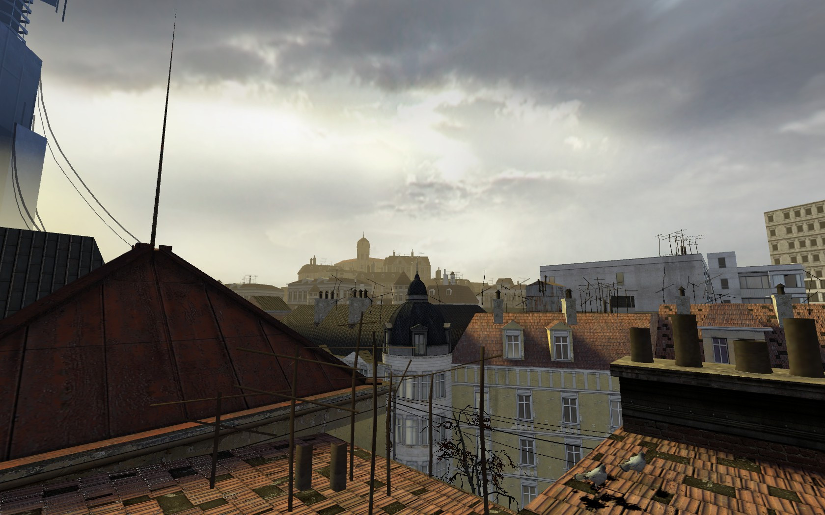 Unused E3 2004 City 17 Background Mod for Half-Life 2 | HL2 Mods