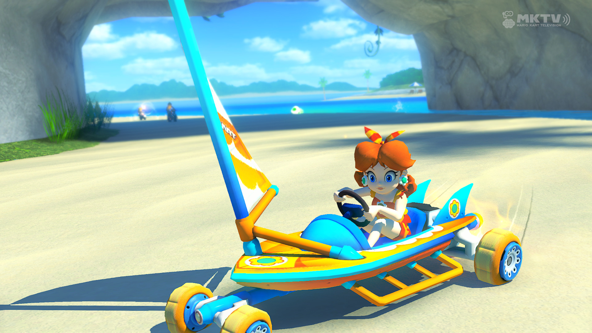 Daisy Swimwear from MKT Mod for Mario Kart 8 | MK8 Mods