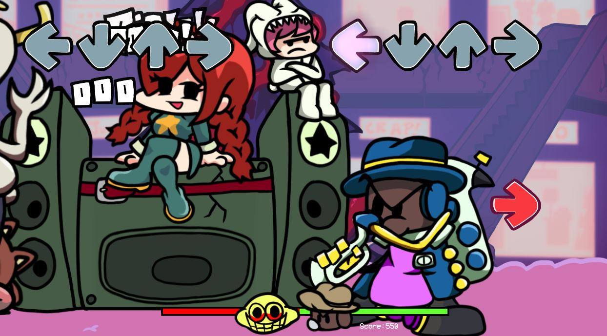 Big Band from skullgirls [bf skin] Mod for Friday Night Funkin' | FNF Mods
