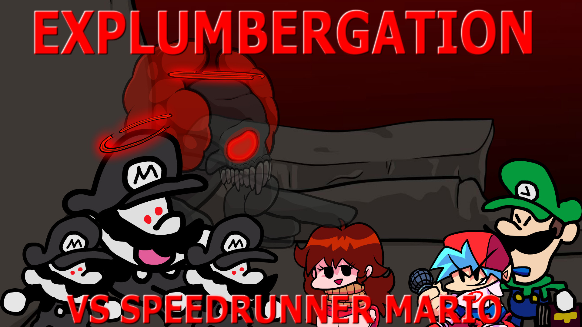 Explumbergation - VS SPEEDRUNNER MARIO Mod for Friday Night Funkin ...