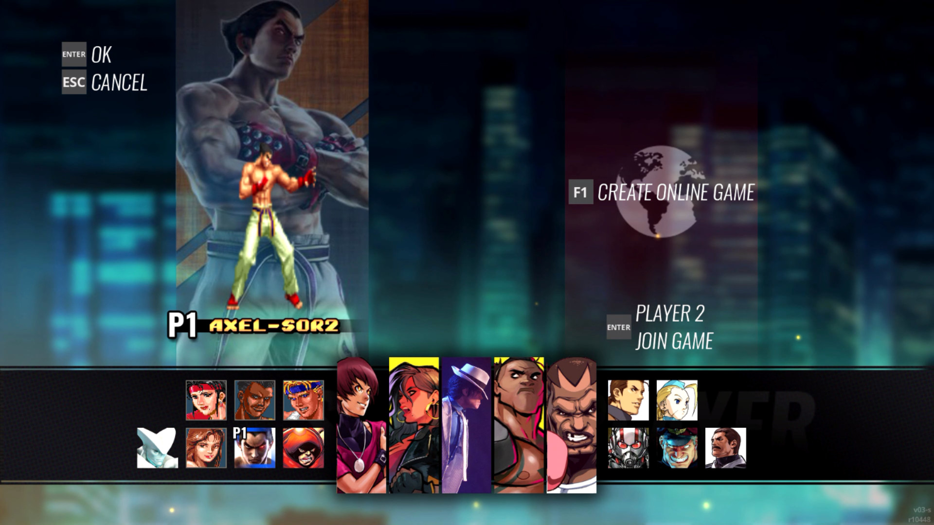 Kazuya Mishima (Tekken) over SOR2 Axel [Streets of Rage 4] [Mods]