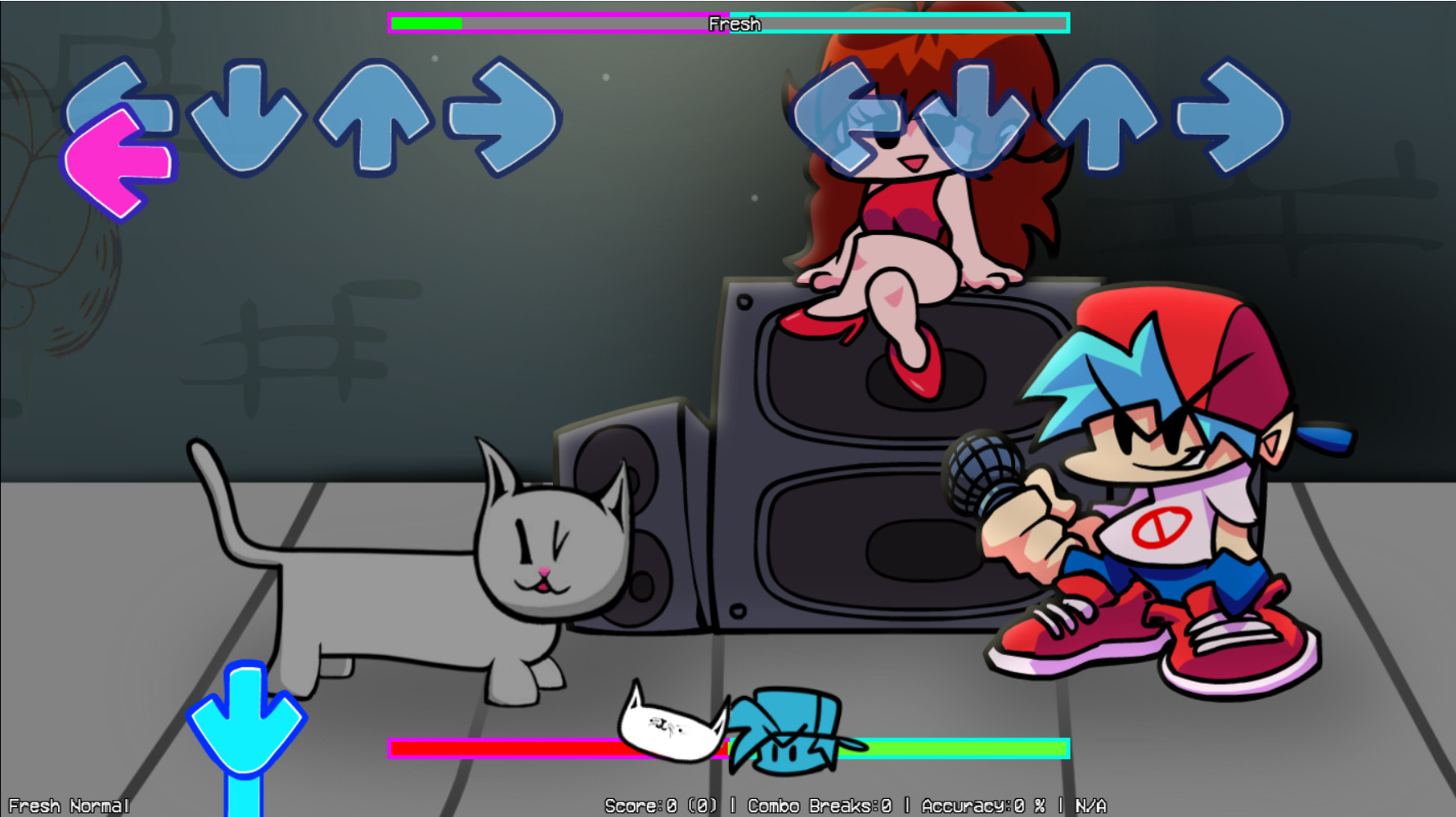 VS Cat, but with some additions Mod for Friday Night Funkin' | FNF Mods