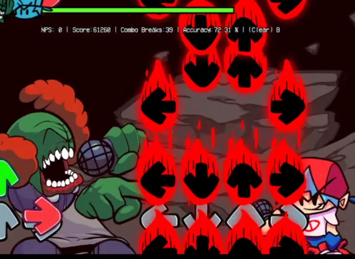 "Madness" but I added fire arrows Mod for Friday Night Funkin' | FNF Mods