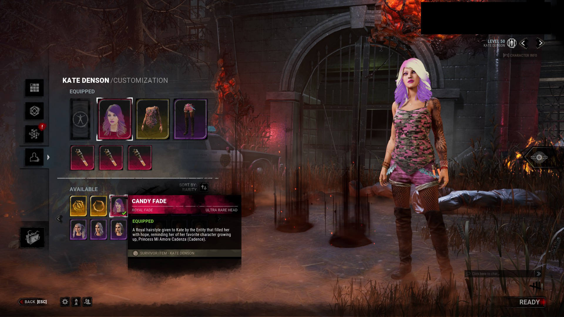 [ANIMATED] Royal Fade Collection - Kate Denson Mod for Dead by Daylight ...