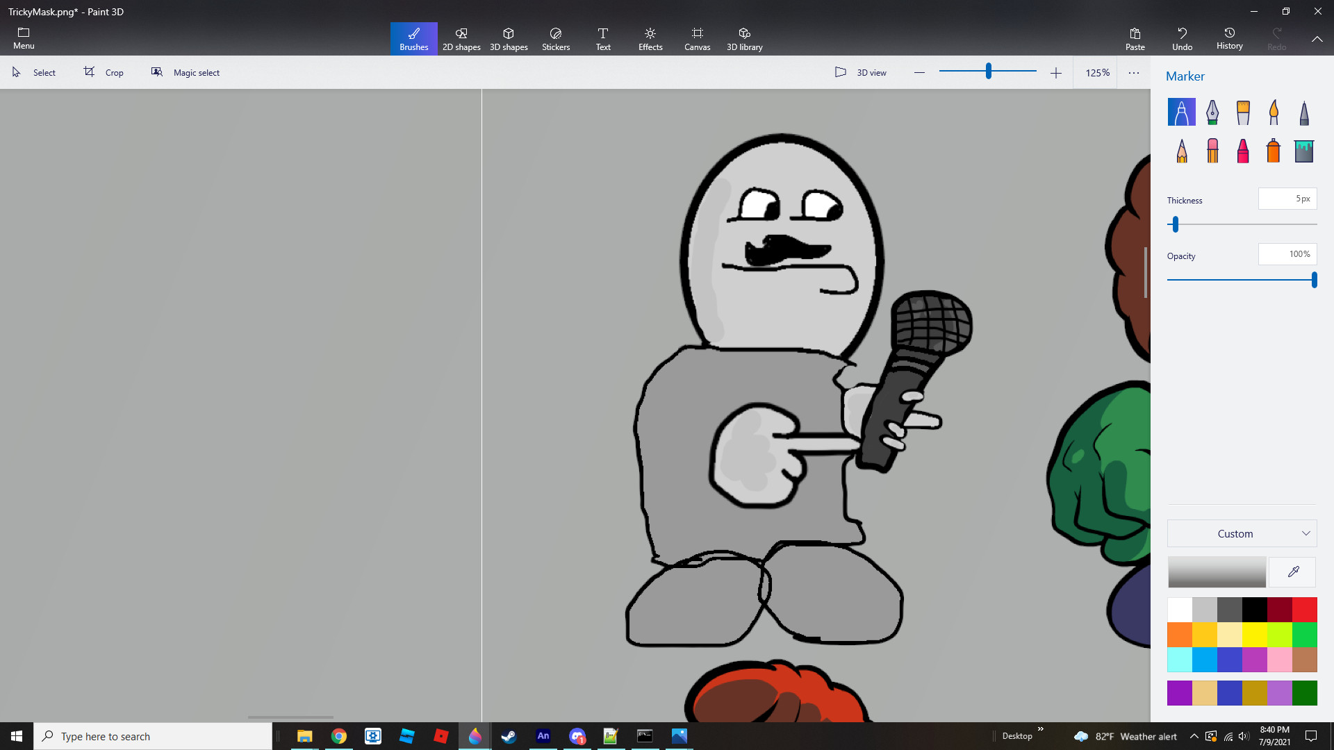 ROMP.FLA over Tricky [Friday Night Funkin'] [Mods]