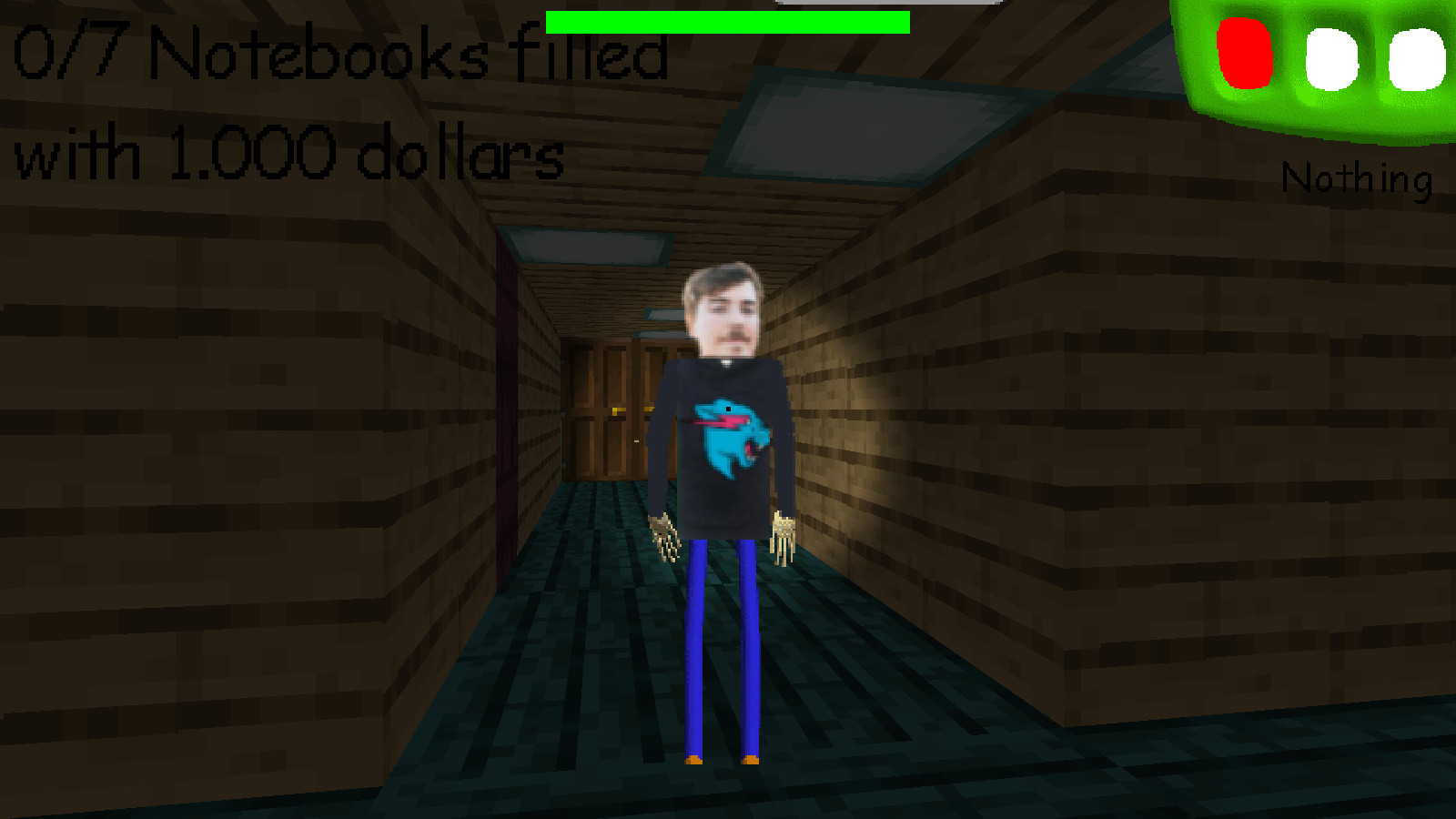 Mr Beast's BASICS in The Youtuber's School Mod for Baldi's Basics ...