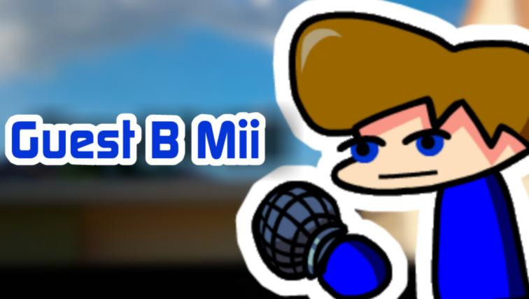 Guest B Mii for FNF Multiplayer [Friday Night Funkin'] [Mods]